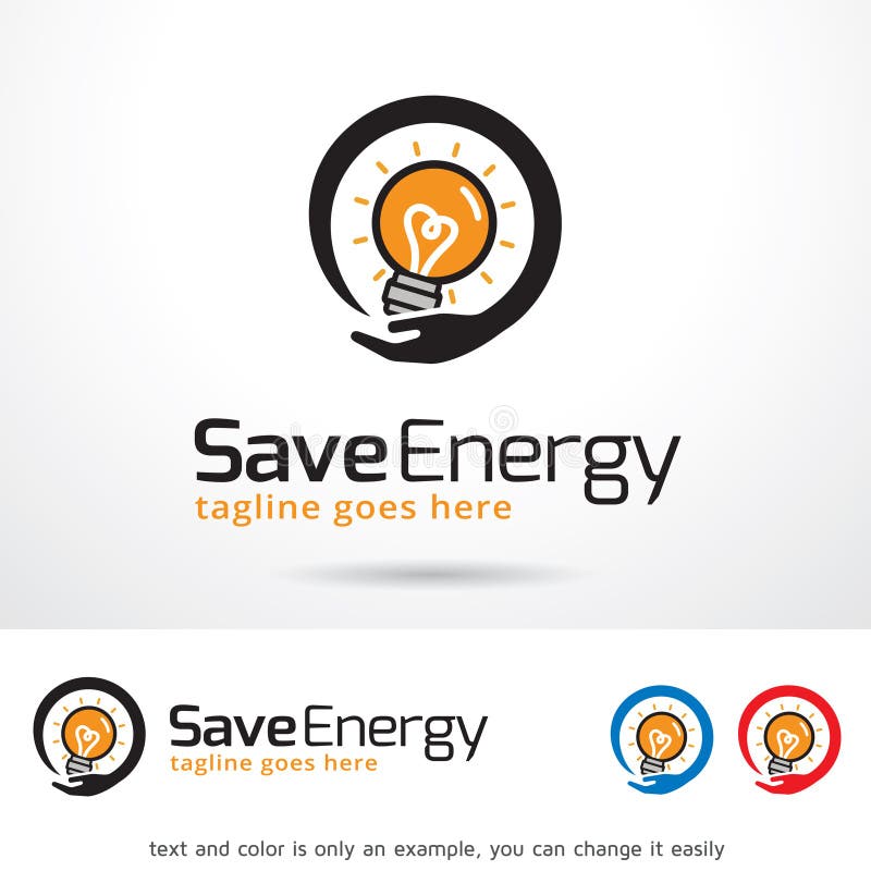 Save Energy Logo Template Design Vector Stock Vector - Illustration of ...