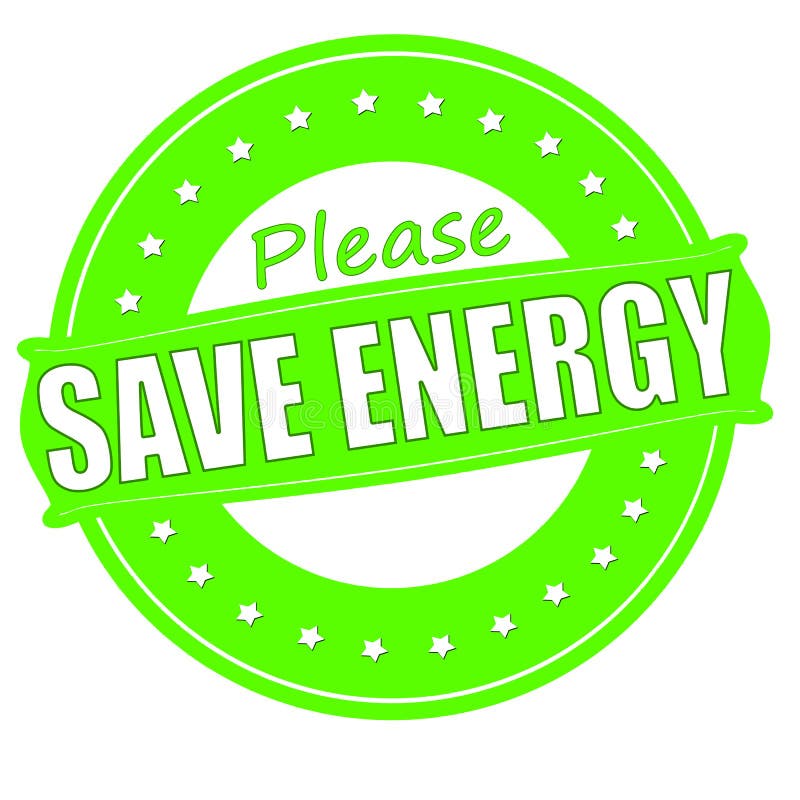 Save energy stock photo. Image of stamp, energy, concept - 109044200