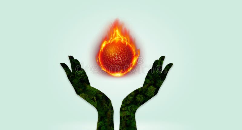 Save Environment Against Fire Graphic Background Stock Photo - Image of ...