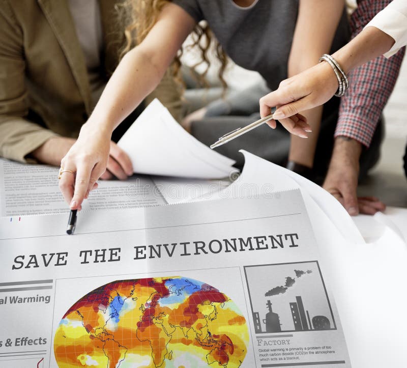 Save Environment Conservation Resources Global Concept Stock Image ...