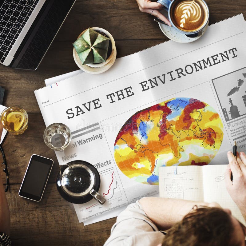 Save Environment Conservation Resources Global Concept Stock Photo ...