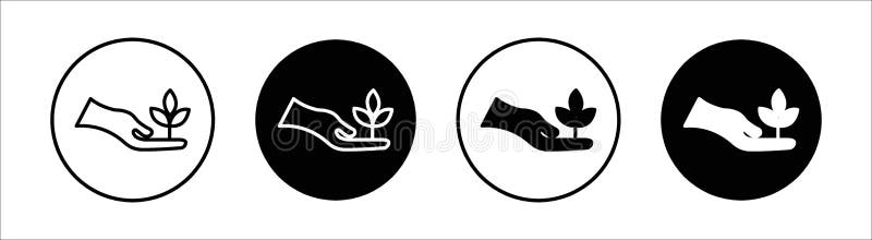 Save Environment Flat Line Icon Set. Save Environment Thin Line ...