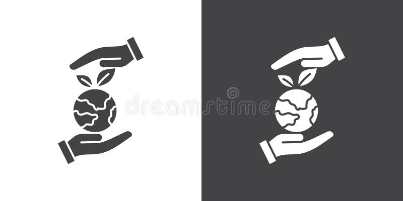 Save Environment Icon Thin Line Illustration Set Stock Illustration ...