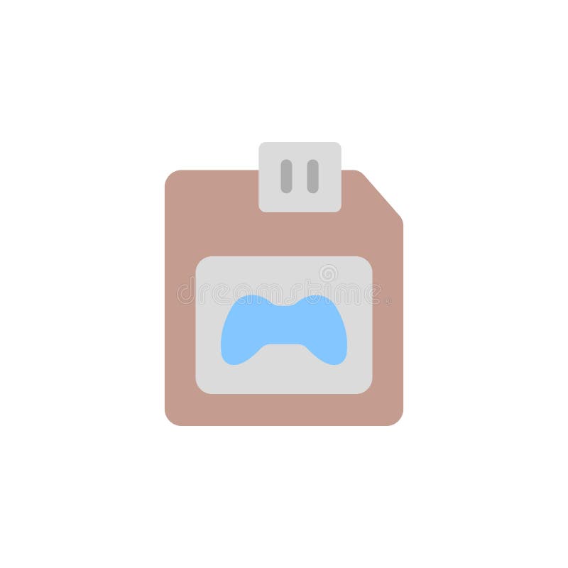 Save Video Game Asset Menu Icon Button Layer Art Stock Vector ...