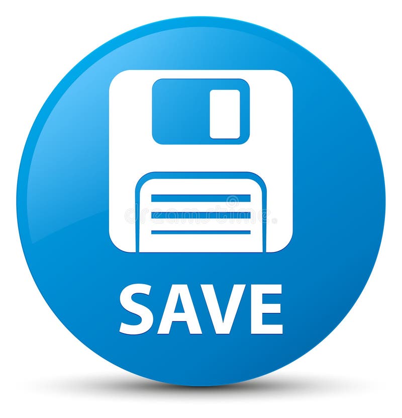 Save (floppy Disk Icon) Cyan Blue Round Button Stock Illustration ... Save (floppy Disk Icon) Cyan Blue Round Button Stock Illustration ...