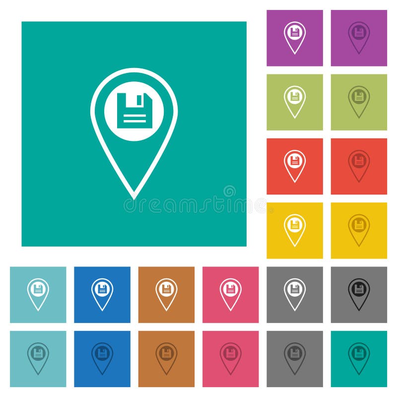 Gps Location Square Stock Illustrations – 7,492 Gps Location Square ...