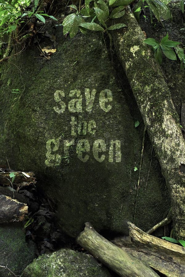 Save the green stock image. Image of friendly, environment - 11995887