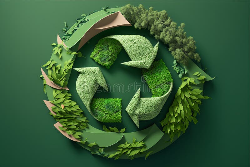 Save the Green Planet Concept with Fresh Green Leaves. Al Stock ...