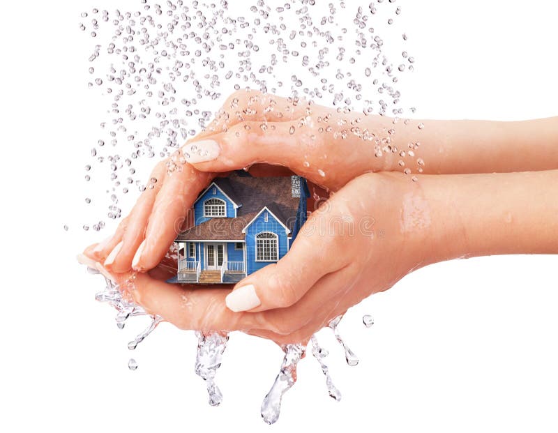 Two Hands Protecting Something Stock Image - Image of embracing ...