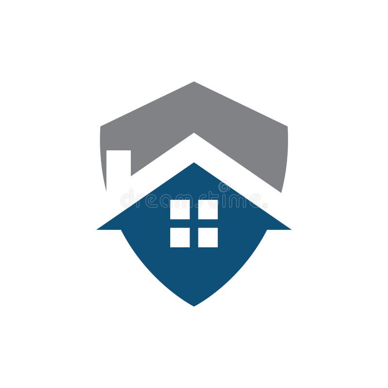 Save House Logo Design Template Save House with Shield Design Stock ...