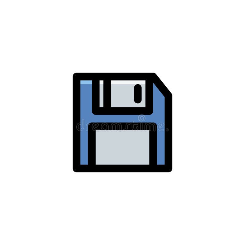 Save Icon stock vector. Illustration of computer, backup - 181806543
