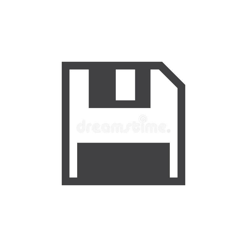 Save Icon , Diskette Solid Logo Illustration, Pictogram is Stock ...