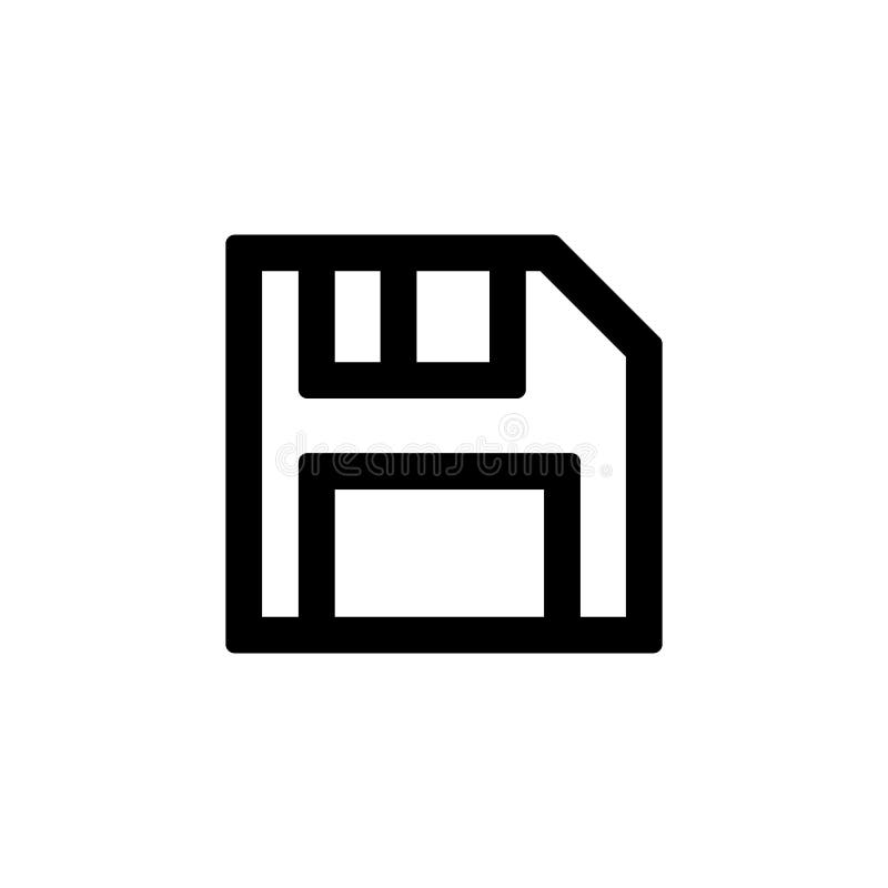 Save Icon for Simple Flat Style Ui Design Stock Vector - Illustration ...