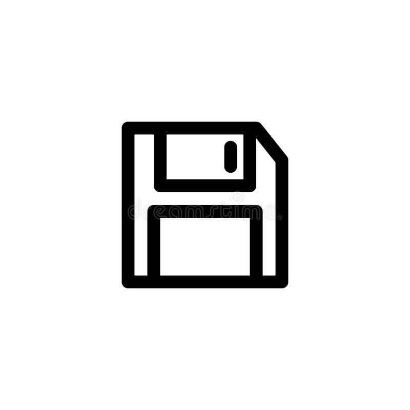 Save Icon stock vector. Illustration of computer, backup - 181806543