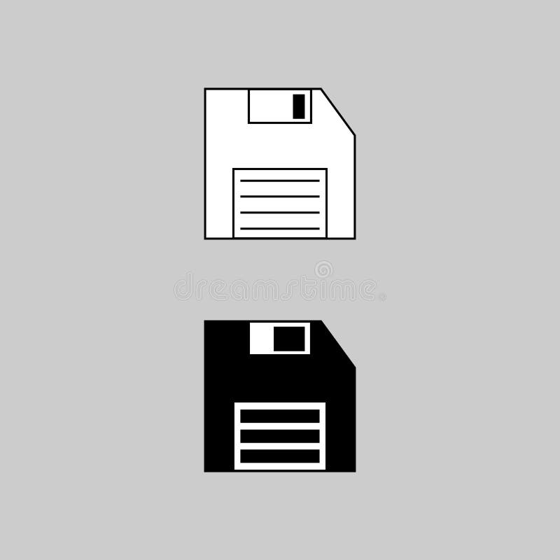 Save icon vector stock vector. Illustration of icon - 126793418