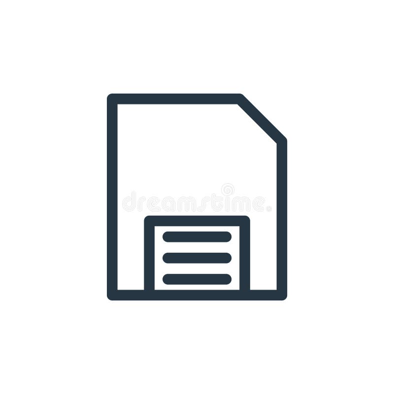 Save Icon Vector from Marketing Business Concept. Thin Line ...