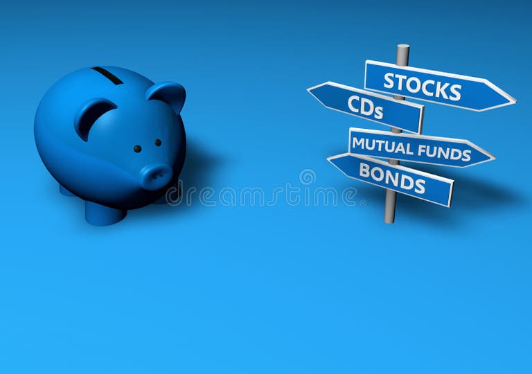 Save or Invest stock illustration. Illustration of investment - 23000668