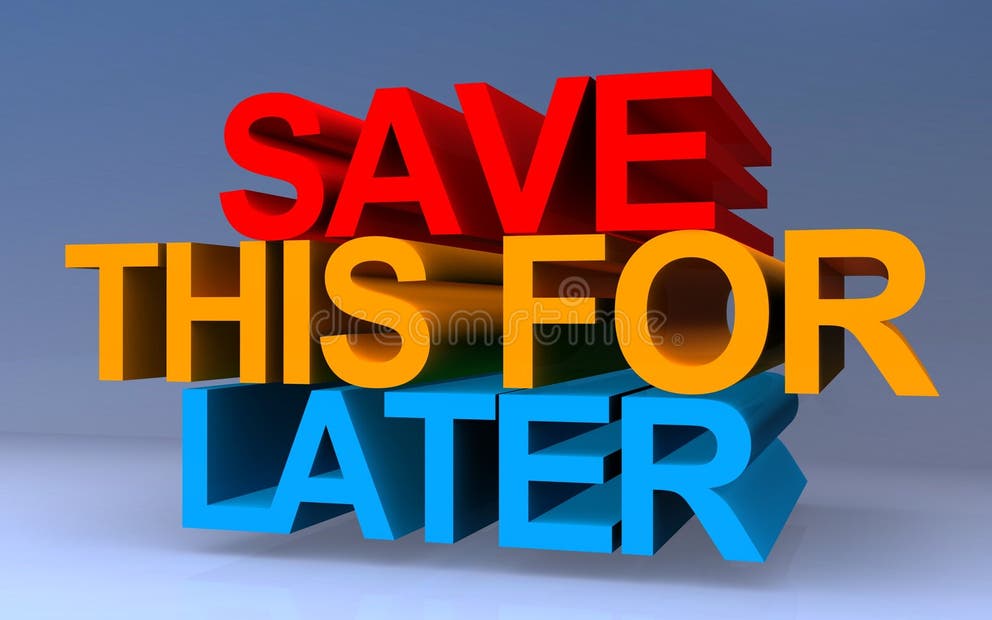 Save this for Later on Blue Stock Illustration - Illustration of videos ...