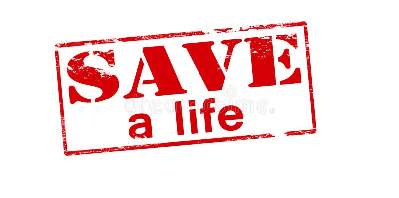 Save a life donate now stock illustration. Illustration of stamp ...