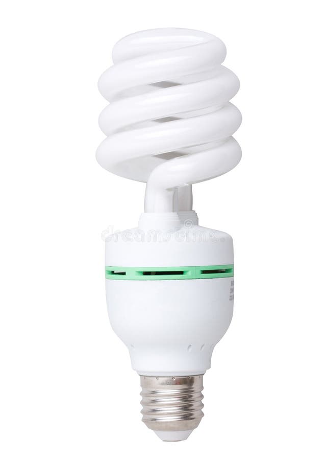 Energy Saving Light Bulbs Cons Stock Photo - Image of electric, fitting ...