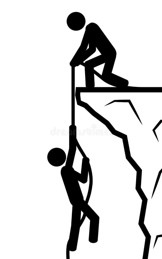 Save man stock vector. Illustration of failure, background - 41759522