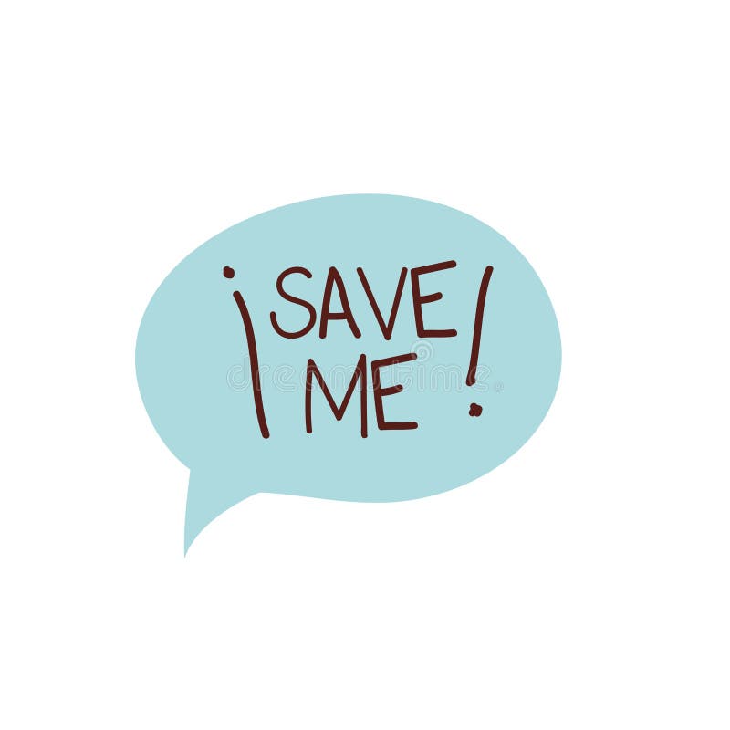 Save Me Label Isolated Icon Stock Vector - Illustration of global ...