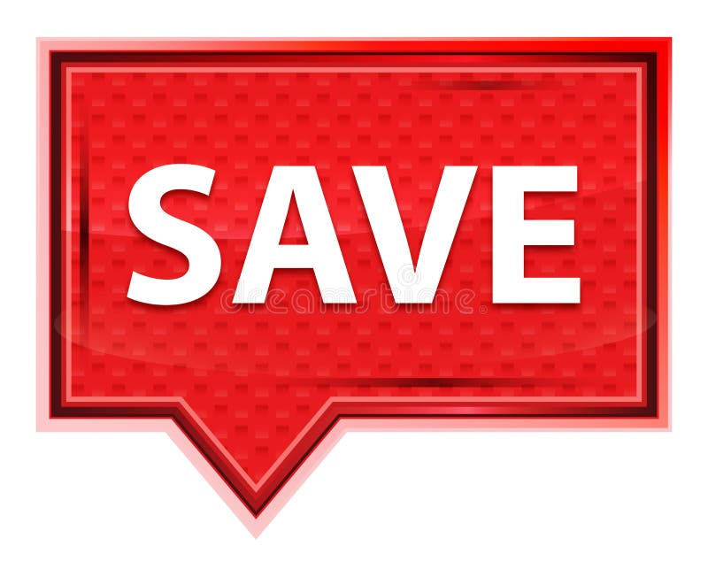 Save Misty Rose Pink Banner Button Stock Illustration - Illustration of ...