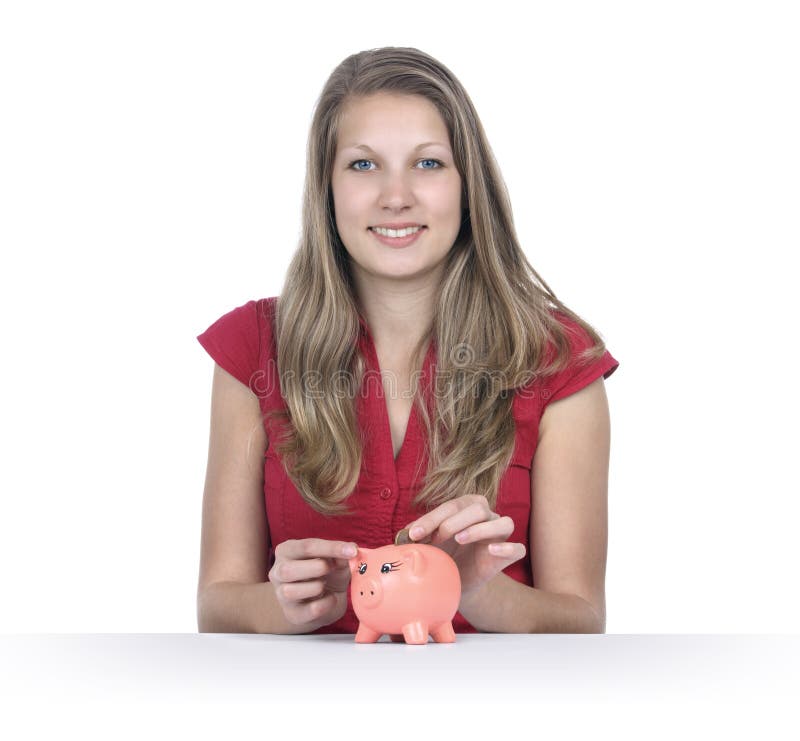 Save money stock image. Image of beauty, coin, isolated - 14314355