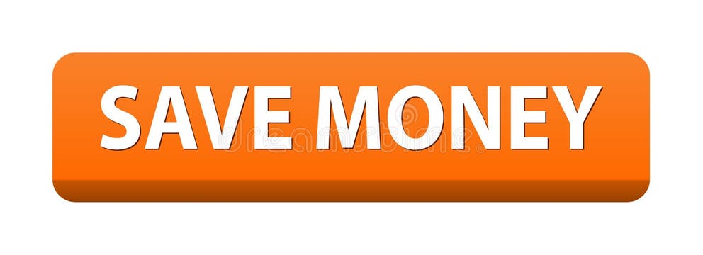 Save money button stock vector. Illustration of earning - 181085574