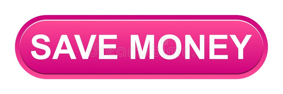 Save money button stock vector. Illustration of background - 121966707
