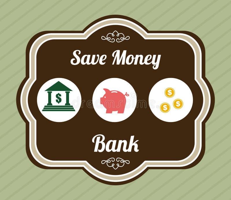 Save money design stock vector. Illustration of collection - 45744655