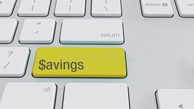 Save Key on Computer Keyboard Stock Illustration - Illustration of ...