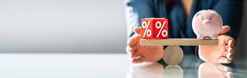 Save Money Percentage on Scale Stock Photo - Image of 401k, percentage ...