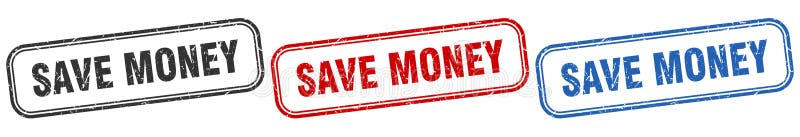 Save money stock vector. Illustration of money, button - 120378743