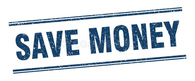 Save Money Stamp. Save Money Square Grunge Sign Stock Vector ...