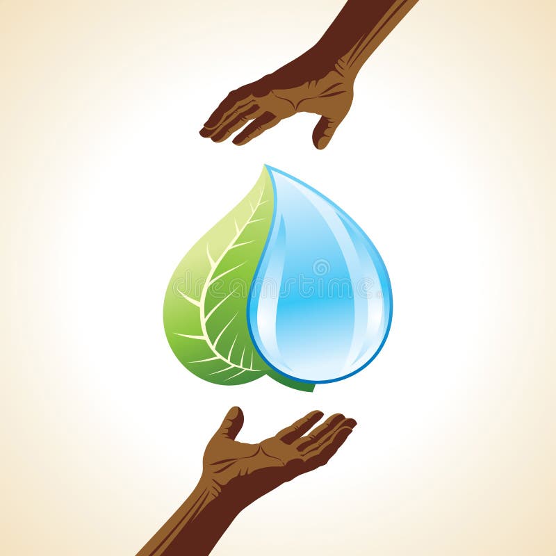 Save Nature Concept Stock Vector Stock Vector - Illustration of care ...