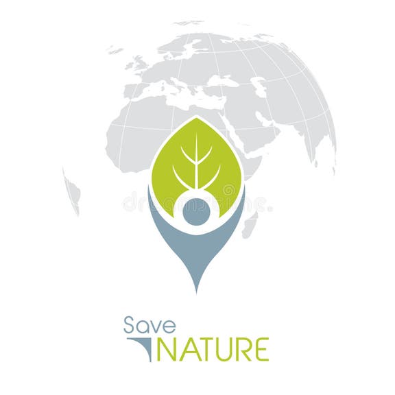 Save Nature Icon stock vector. Illustration of icons - 53434959
