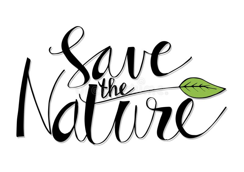 Nature Lettering Stock Illustrations – 188,295 Nature Lettering Stock ...
