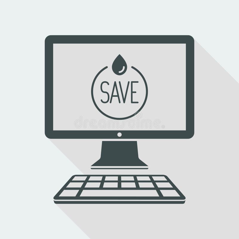 Save the Nature Page - Vector Icon for Computer Website or Application ...