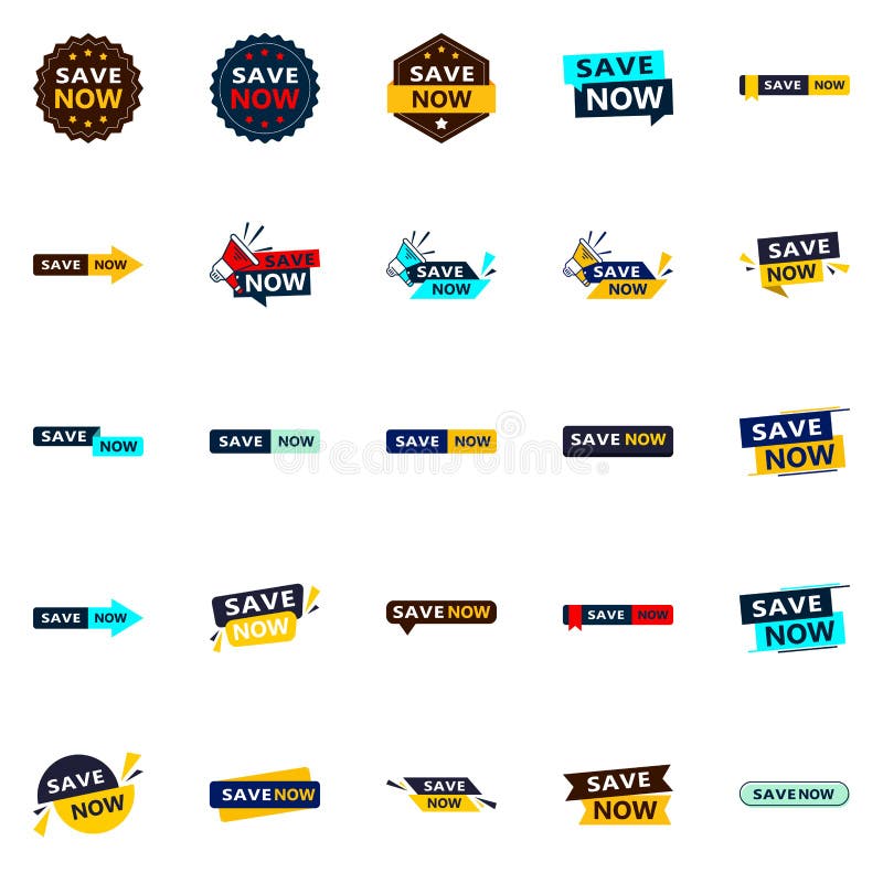 Save Now 25 Eye Catching Typographic Banners for Promoting Savings ...