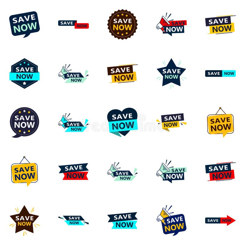 Save Now 25 Eye Catching Typographic Banners for Promoting Savings ...