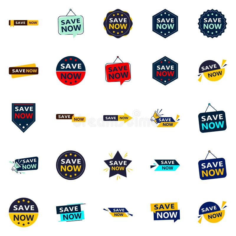 Save Now 25 Unique Typographic Designs To Drive Engagement and Savings ...