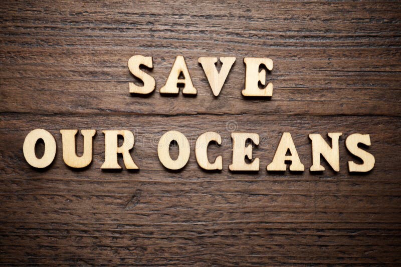 Save our oceans text stock image. Image of earth, sentence - 177792367