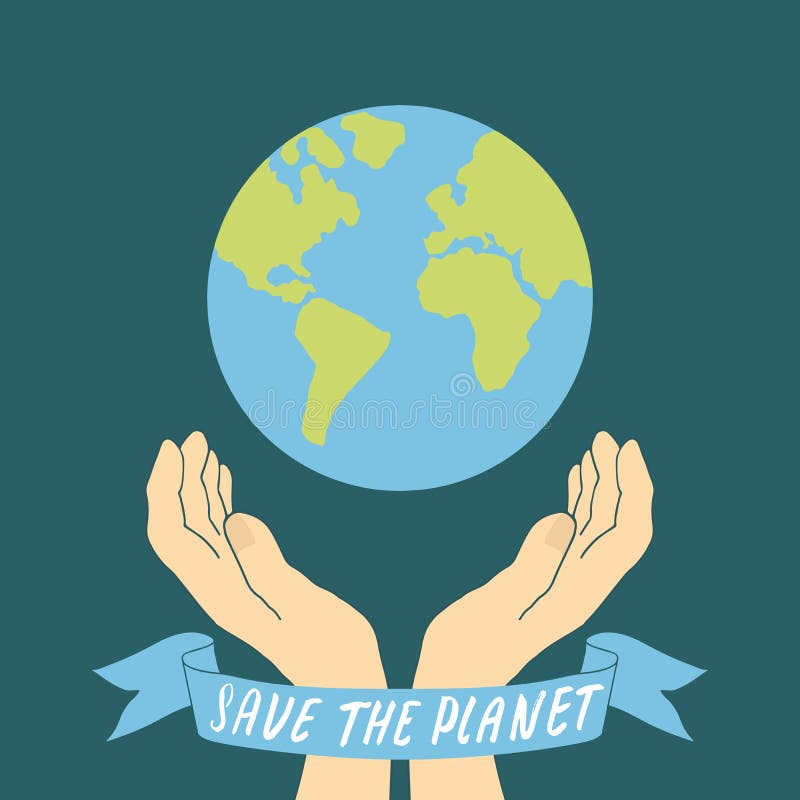 Save the Planet Card Design, Environment Protection Awareness Poster ...