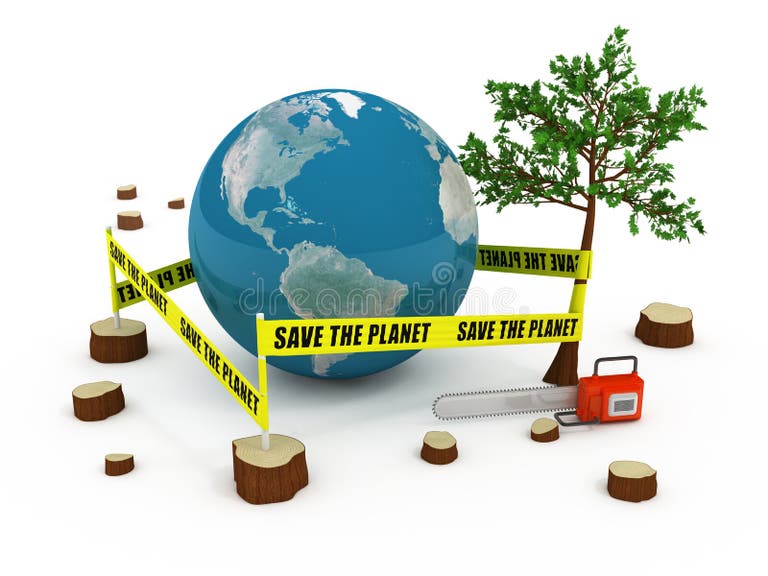 Save the Planet concept stock illustration. Illustration of security ...
