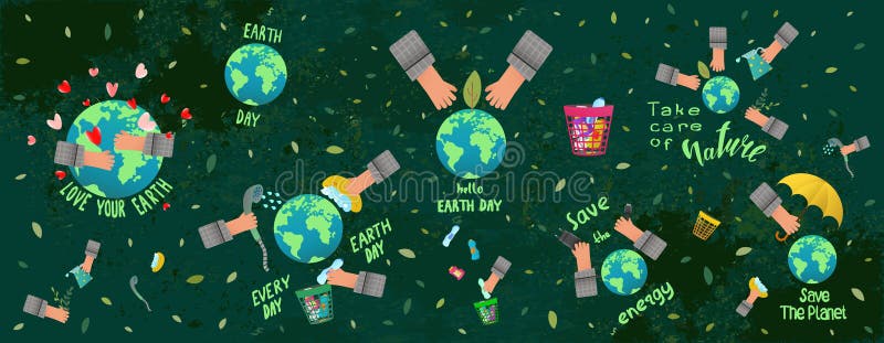 Save the Planet Concept with People S Hands Taking Care of the Earth ...