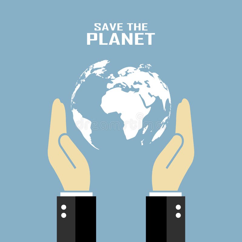Save the planet poster stock vector. Illustration of holistic - 56014681