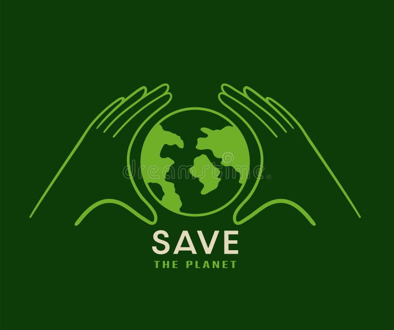 Save the Planet, World Environment Concept, Environment Day, World Map ...