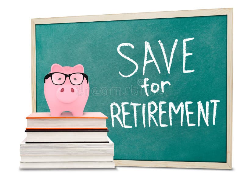 Save for retirement stock illustration. Illustration of charity - 49107619