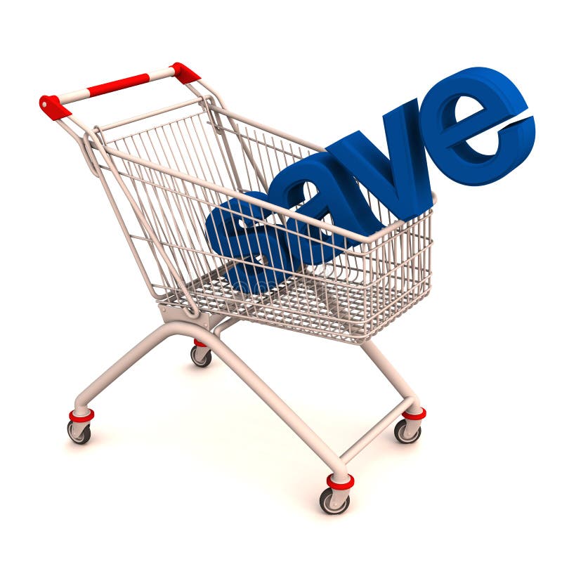 Save on shopping stock illustration. Illustration of discounts - 24803227